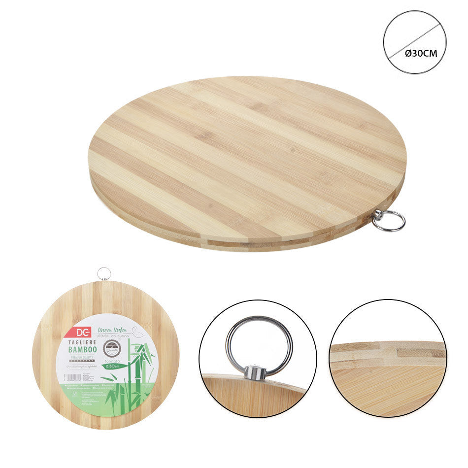 Dc Tagliere Bamboo Tondo 30x1.5Cm