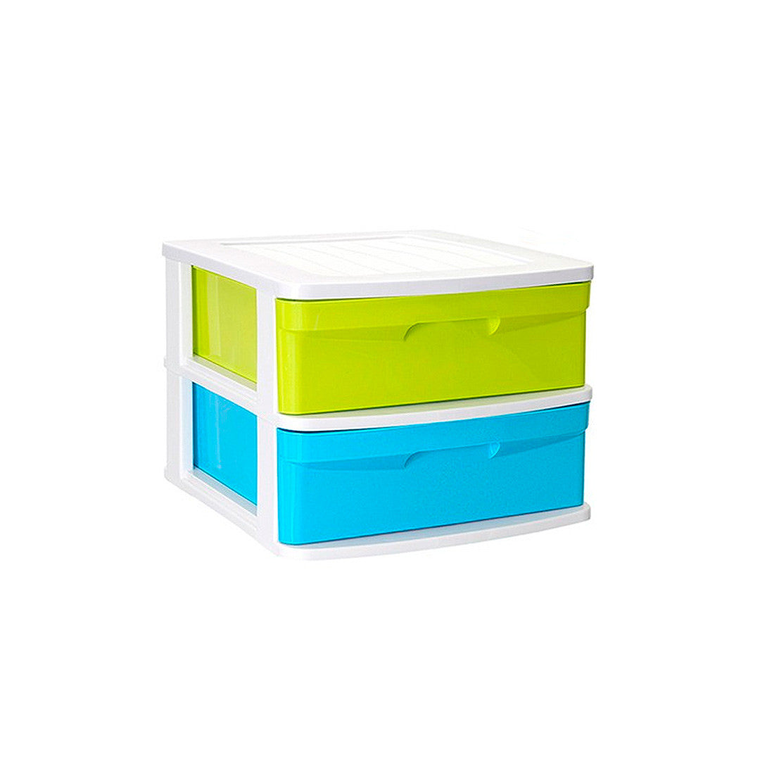 PlasticForte® - Sena 2 Drawer Chest of Drawers Biancolore